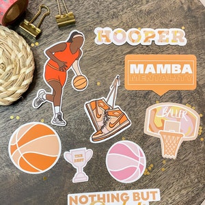 Basketball Stickers, Girl Basketball Stickers, Basketball Gift ...
