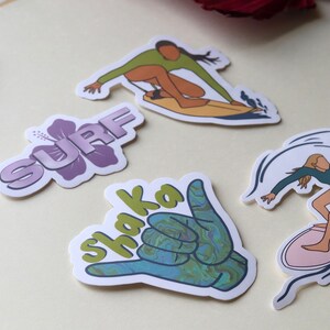Surf Stickers, Surfer Girl Stickers, Surfer Gifts, Surf Team, Surfing ...