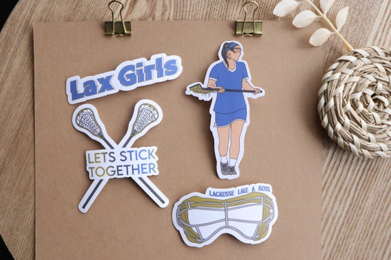 Lacrosse Stickers Lacrosse Gift Lacrosse Girls LAX | Etsy
