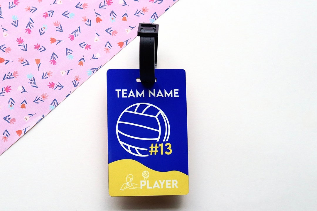Personalized Water Polo Bag Tag, Water Polo Luggage Tags, Water Polo ...