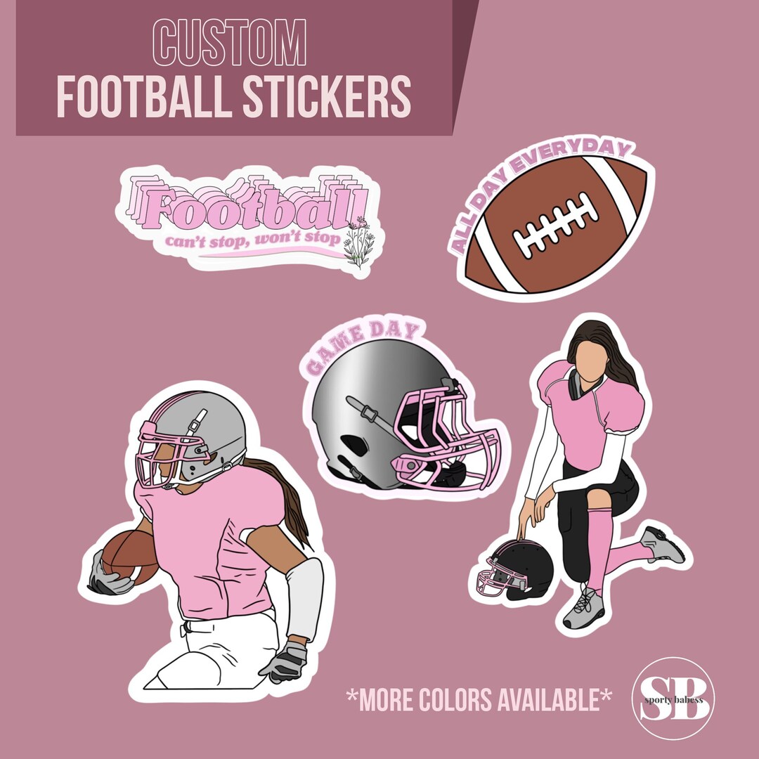 Girl Football Stickers | Football Sticker Pack | Football Girls | Girls ...