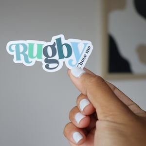 Ruby Stickers, Girls Ruby Stickers, Rugby Gift, Rugby Lovers, Rugby ...