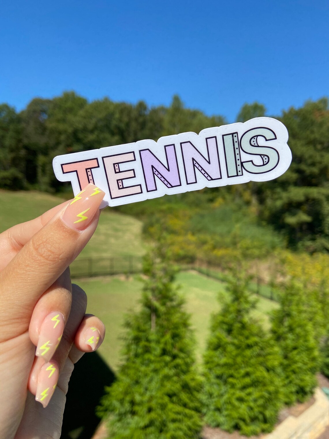 Tennis Stickers Girl Tennis Player Stickers Tennis Vinyl - Etsy