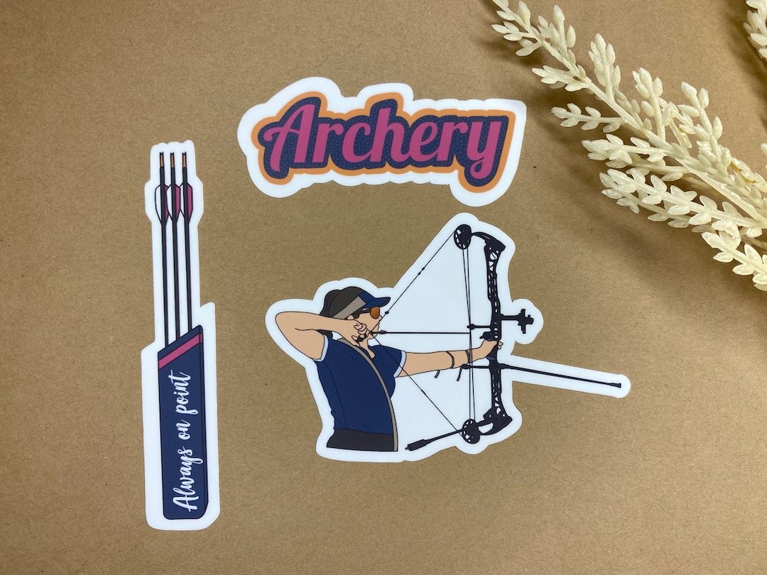 Archery Stickers | Women Archery | Archery Gifts | Bow Archery ...