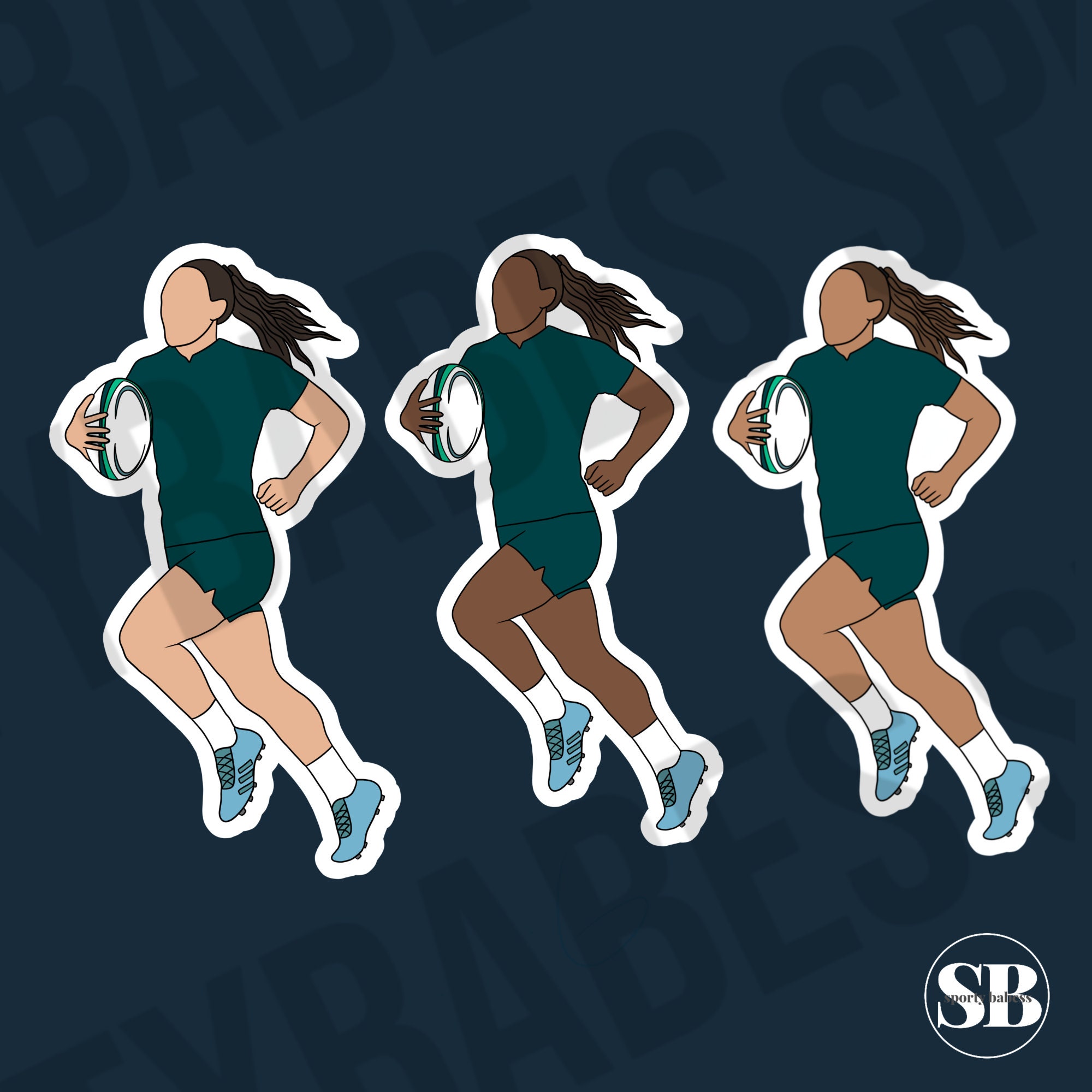 Ruby Stickers Girls Ruby Stickers Rugby Gift Rugby Lovers | Etsy