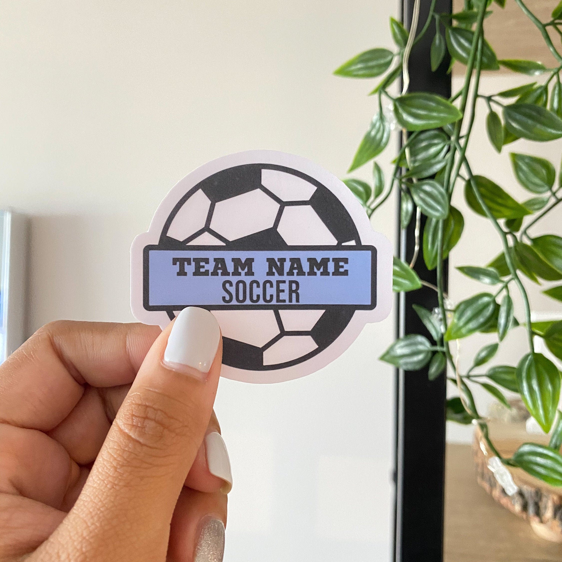 Custom Soccer Sticker Custom Sport Sticker Soccer Stickers - Etsy