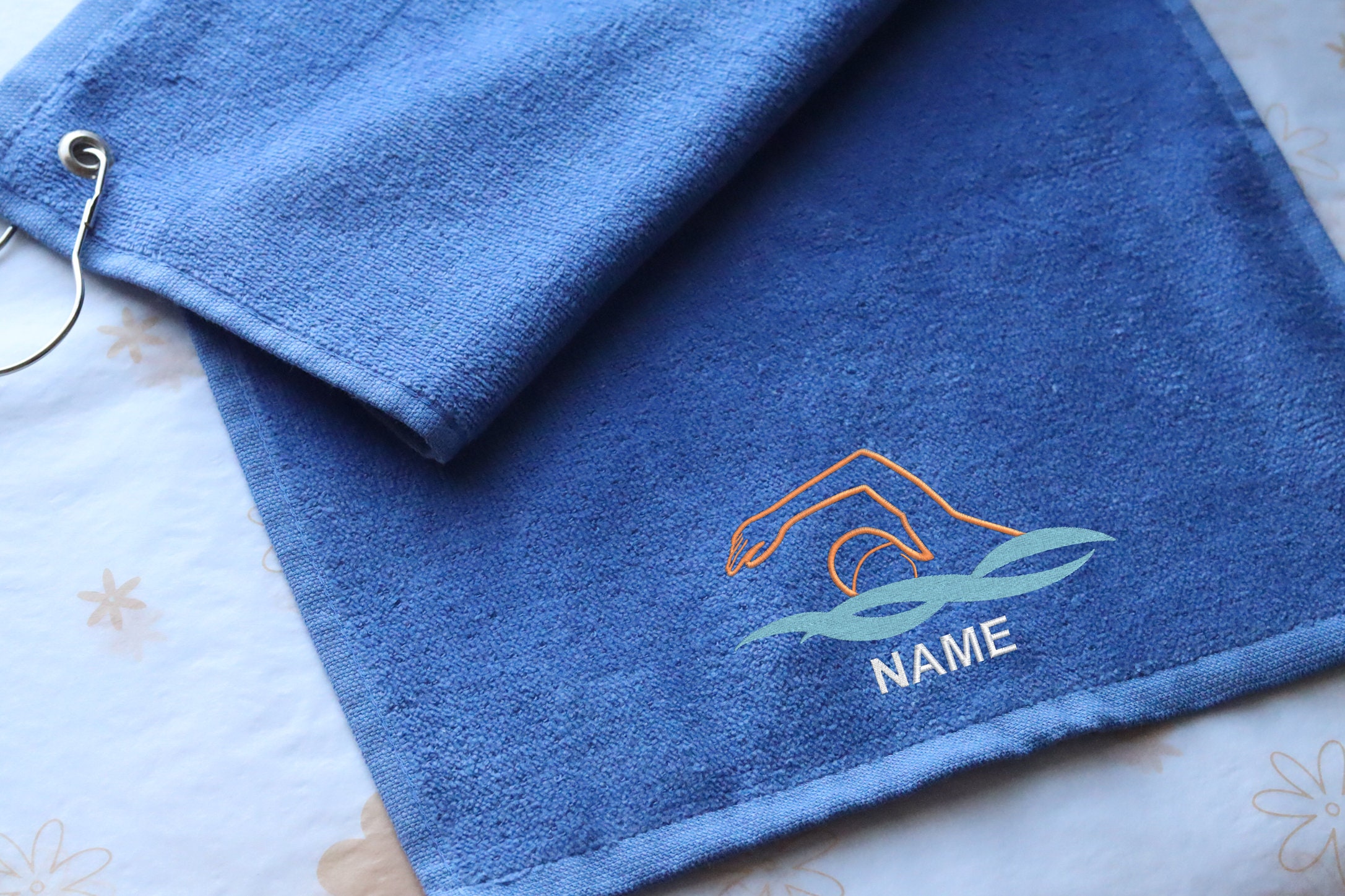 Personalized Swim Towel |embroidered Swim Towel | Swim Gifts for Women ...