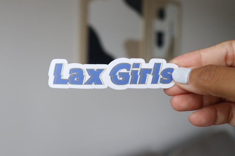Lacrosse Stickers Lacrosse Gift Lacrosse Girls LAX - Etsy