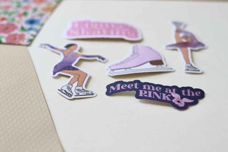 Figure Skating Stickers , Skating Stickers, Ice Skating Stickers ...