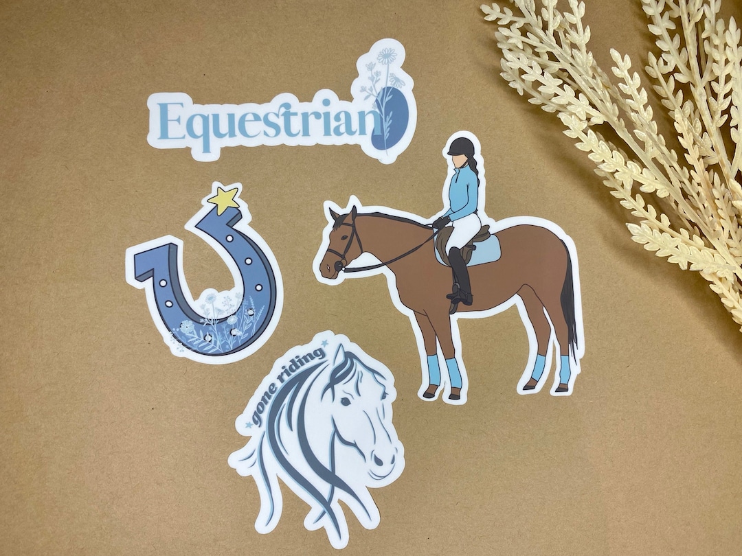 Equestrian Stickers | Horse Sticker Pack | Horse Gifts | Equestrian ...