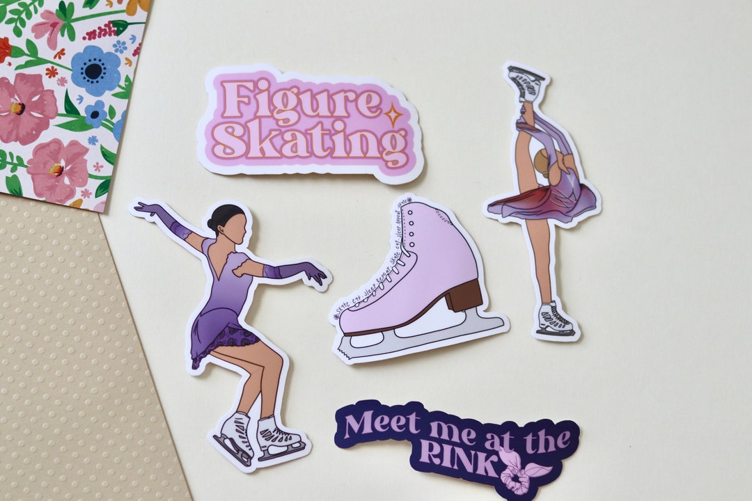 Figure Skating Stickers , Skating Stickers, Ice Skating Stickers ...
