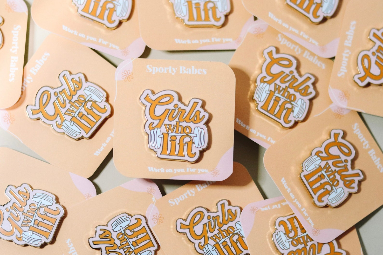 Girls Who Lift Pin, Gym Pin, Hard Enamel Pin, Crossfit Pin, Gym ...