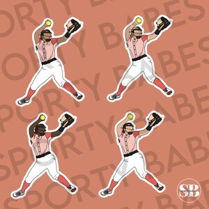 Softball Sticker | Softball Player | Softball Team Stickers | Softball ...