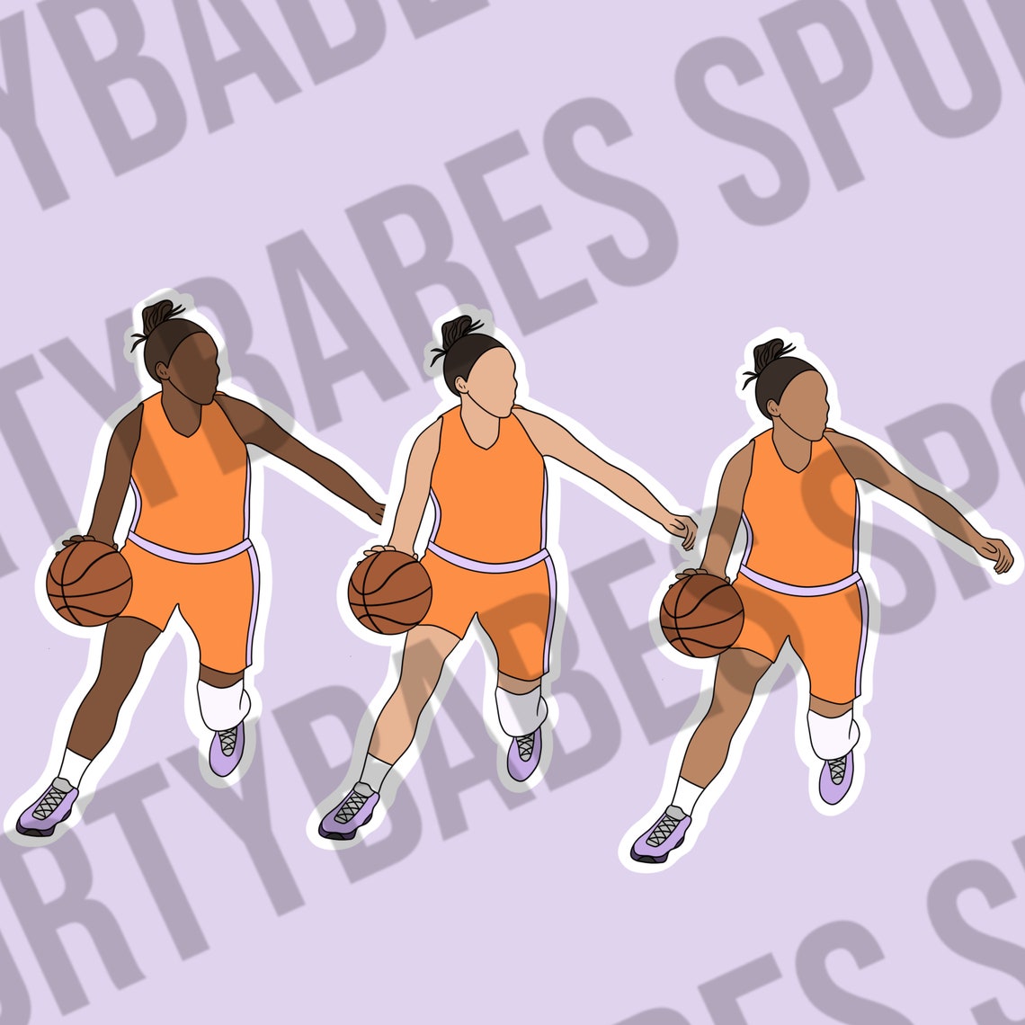 Basketball Stickers Girl Basketball Stickers Planner - Etsy Canada
