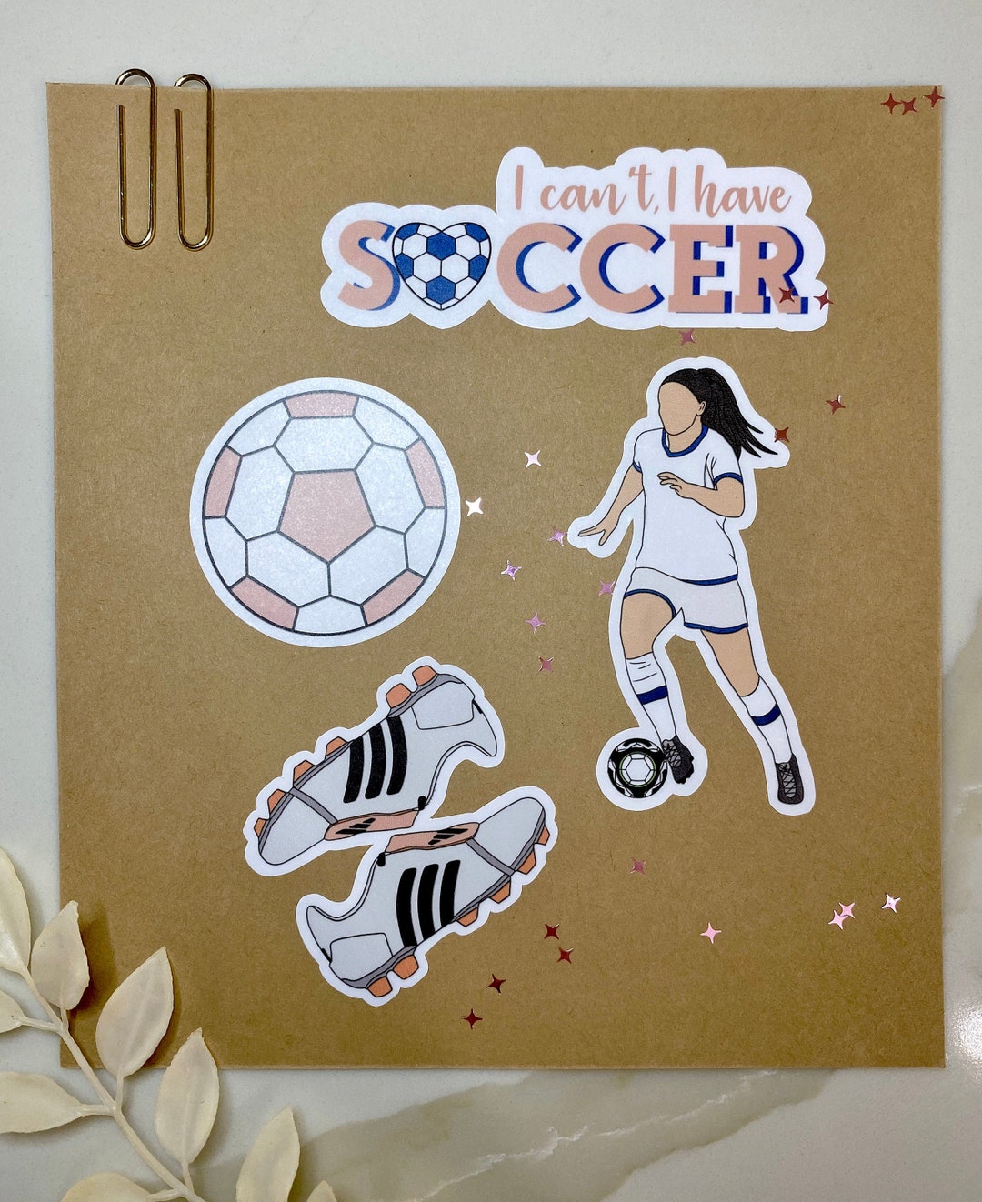 Soccer Stickers, Soccer Vinyl Stickers, Soccer Ball, I Can't, I Have ...