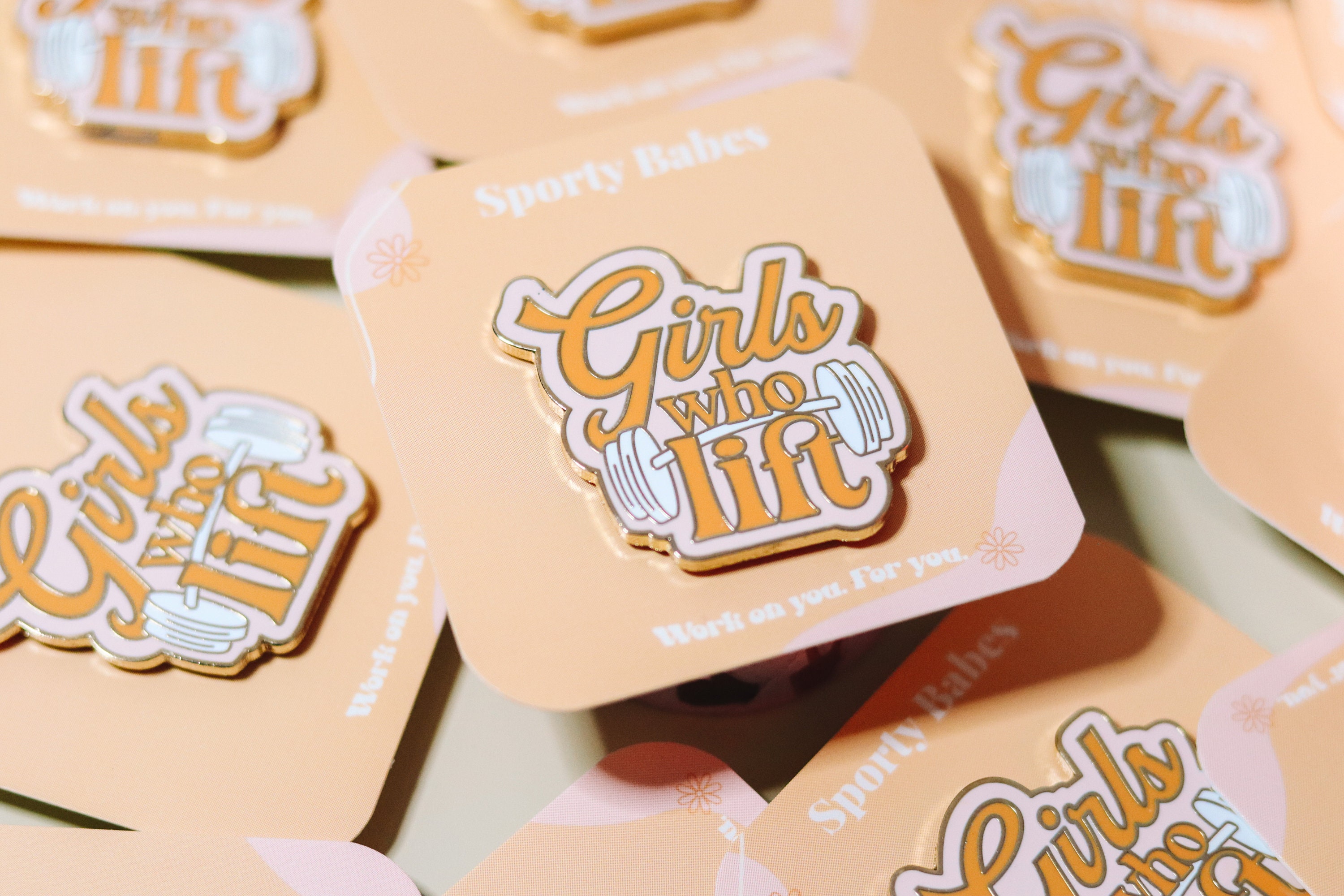 Girls Who Lift Pin, Gym Pin, Hard Enamel Pin, Crossfit Pin, Gym ...
