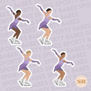 Figure Skating Stickers , Skating Stickers, Ice Skating Stickers ...