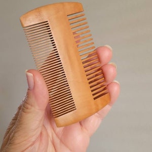 Macramé Fringe Comb With Hand Painted Floral Design - Etsy