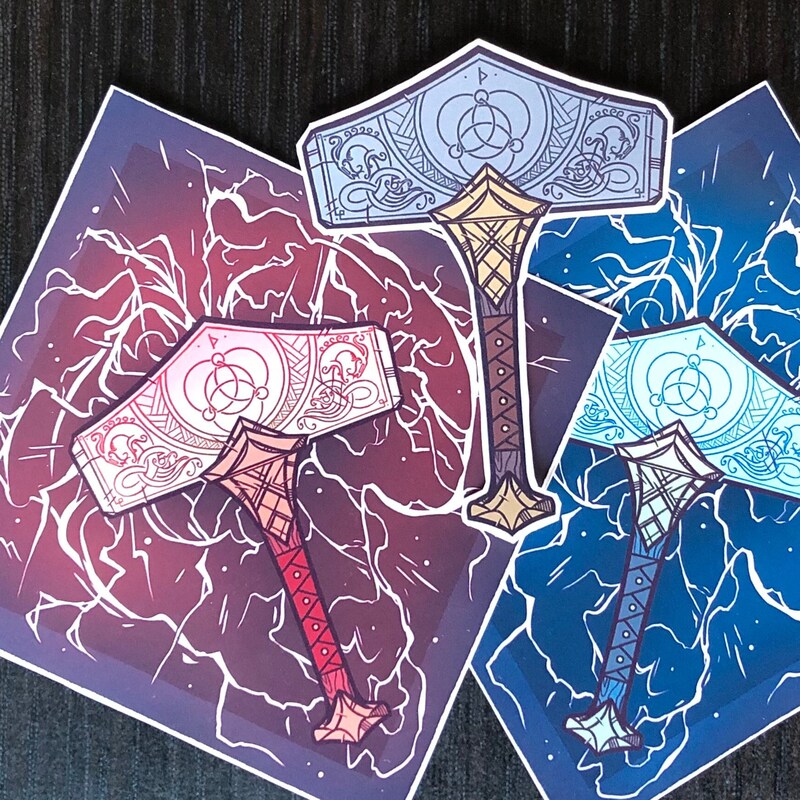 Thor Stickers - Etsy