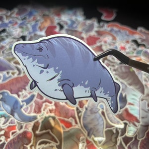 Cretaceous Chonkers - Mosasaurus, Original Art, Die Cut, Hand Cut ...