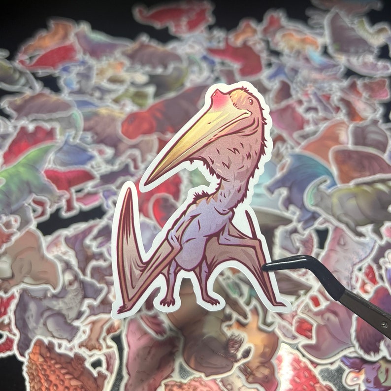 Cretaceous Chonkers - Quetzalcoatlus, Chonky Pterosaurs Original Art ...