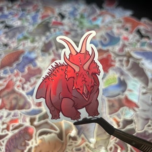Cretaceous Chonkers - Chonky; Diabloceratops, Original Art, Die Cut ...