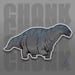 Cretaceous Chonkers - Borealosaurus, Original Art, Die Cut, Vinyl ...
