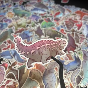 Cretaceous Chonkers - Zuul, Die Cut, Hand Cut, Vinyl, Dinosaur Stickers ...