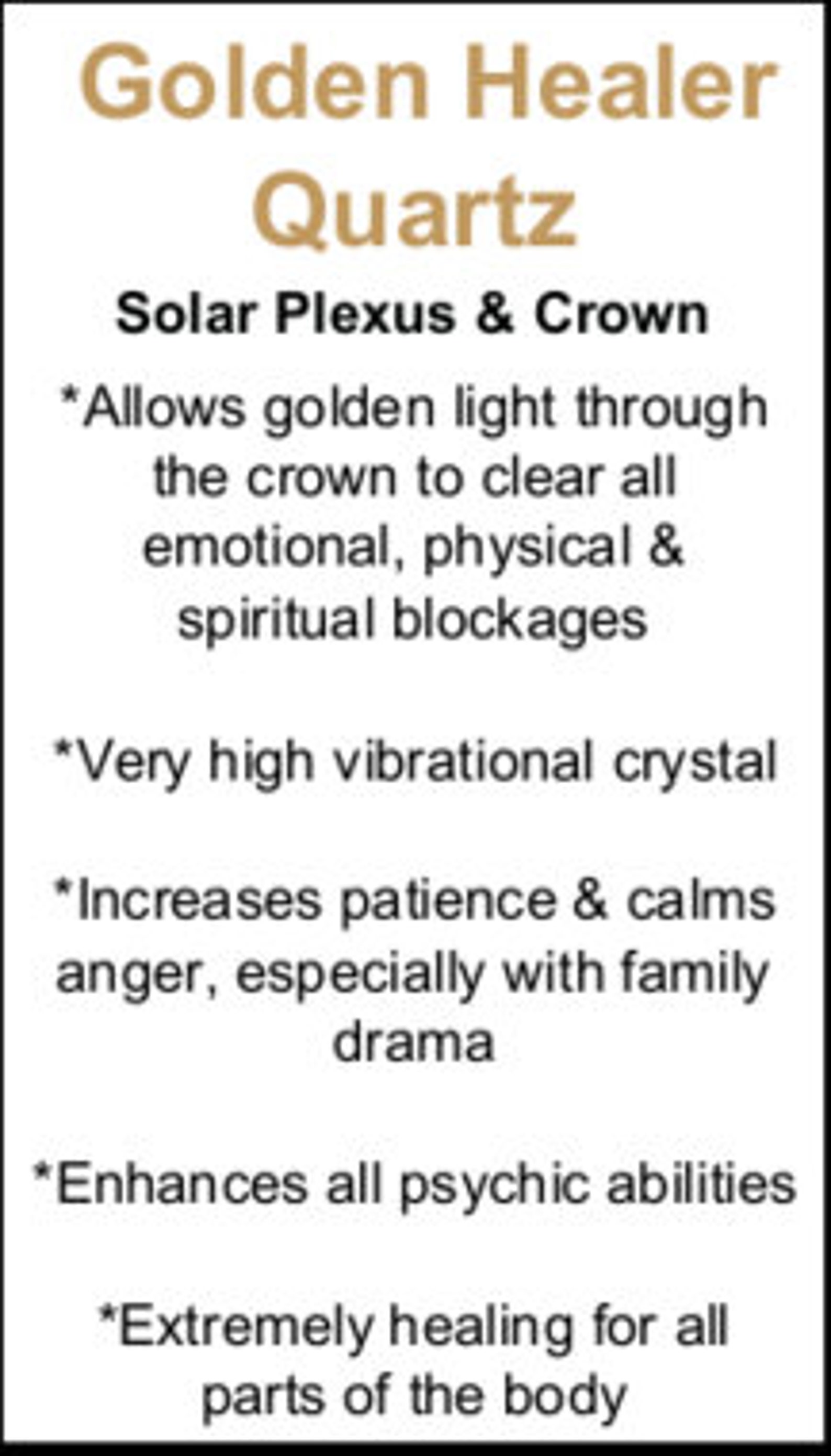 Golden Healer Quartz (yellow Hematoid) - Tumbled - 1 Stone - Etsy