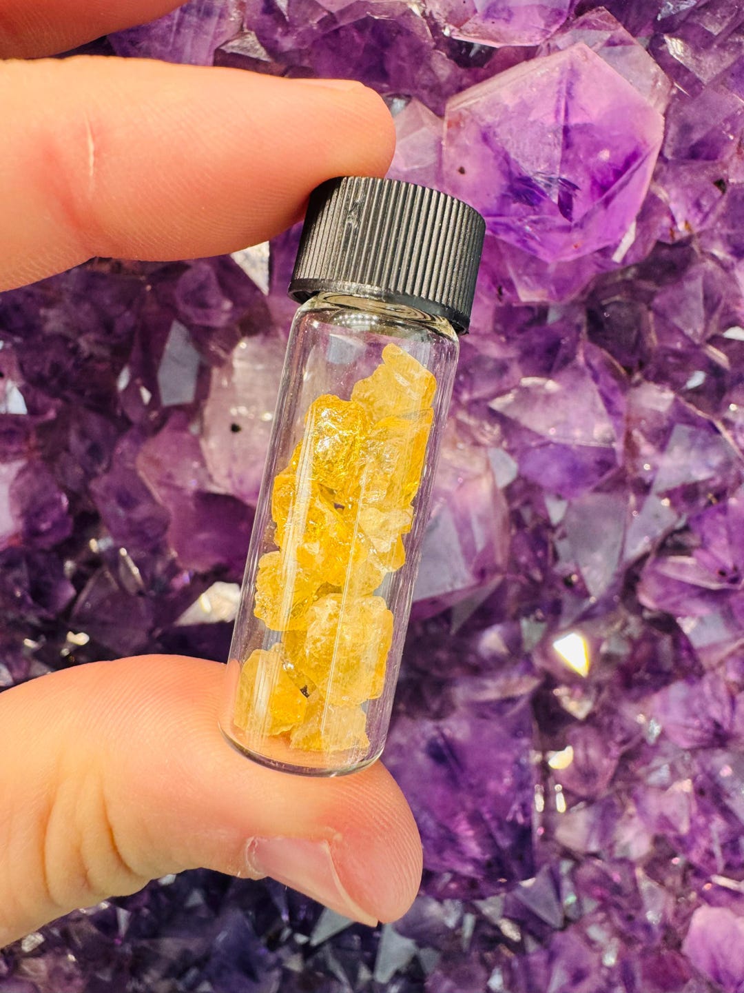 Heliodor Vial - 10.5 Grams + (stone of the Sun) - Etsy Only - Etsy