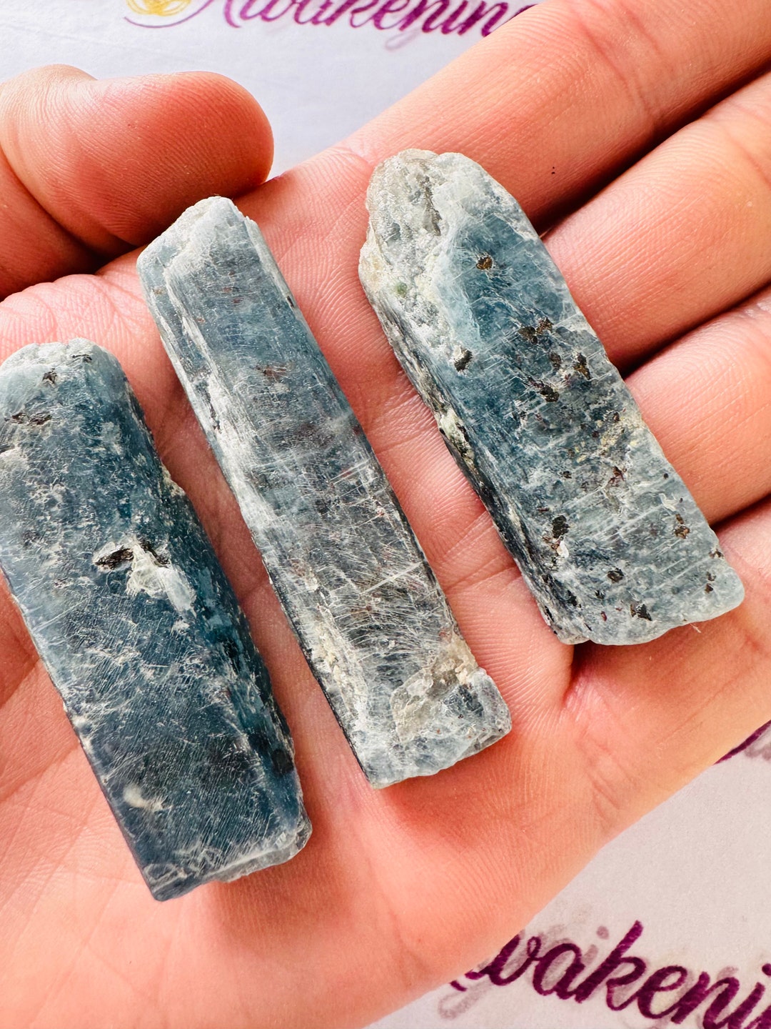 Ruby in Blue Kyanite - Rough Raw Natural - 1 Stone - Etsy