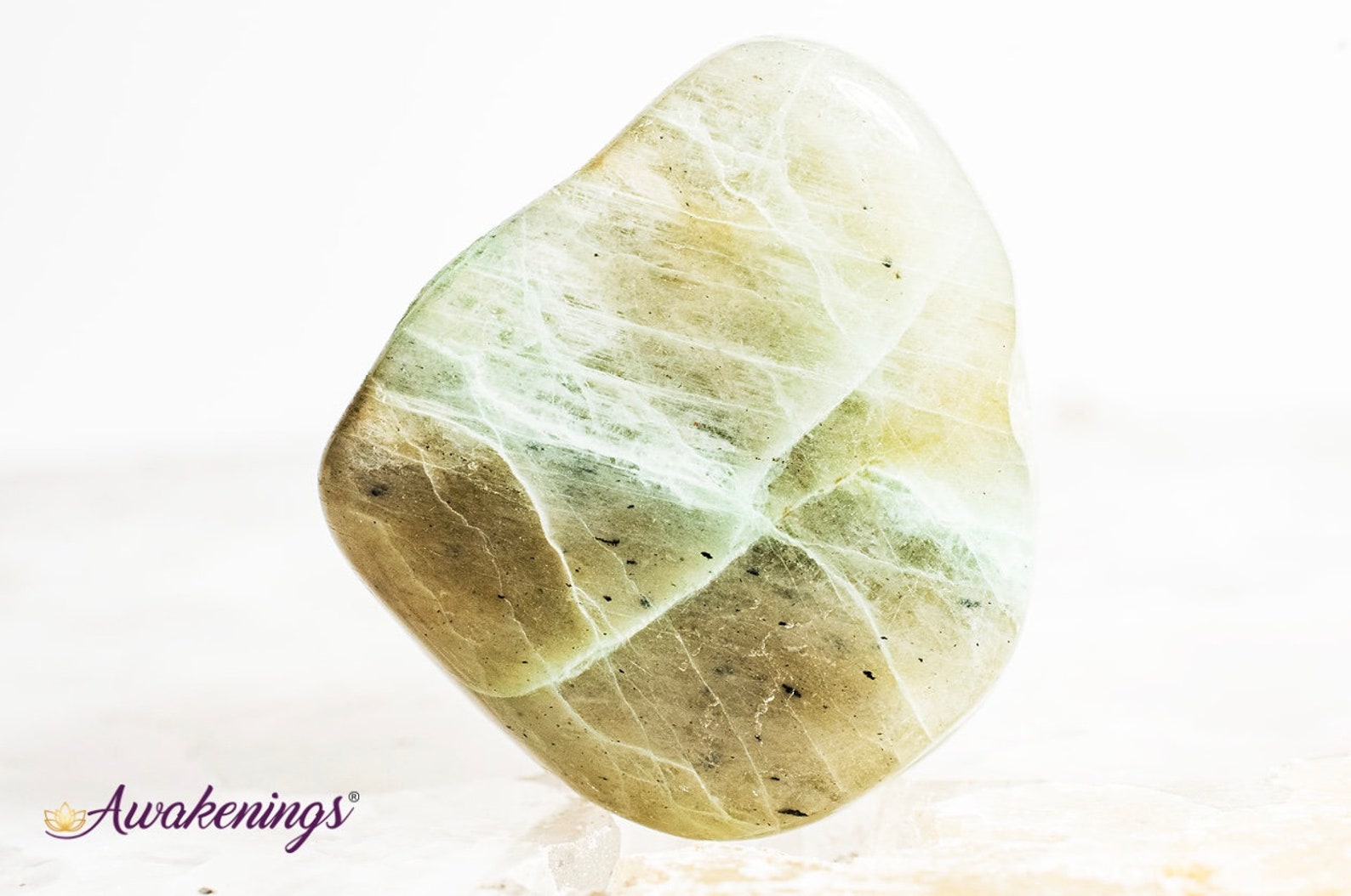 Green Moonstone (garnierite) - Tumbled - 1 Stone - Etsy