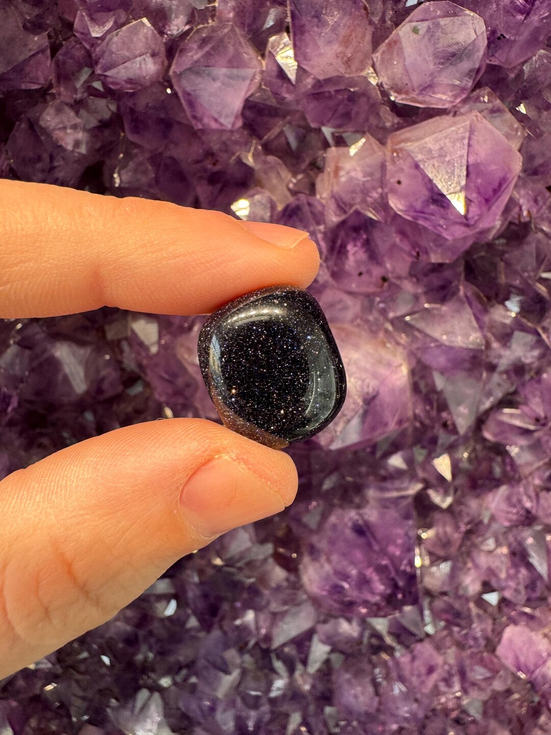 Blue Sandstone (sand Stone Goldstone) - Tumbled - 1 Stone - Etsy