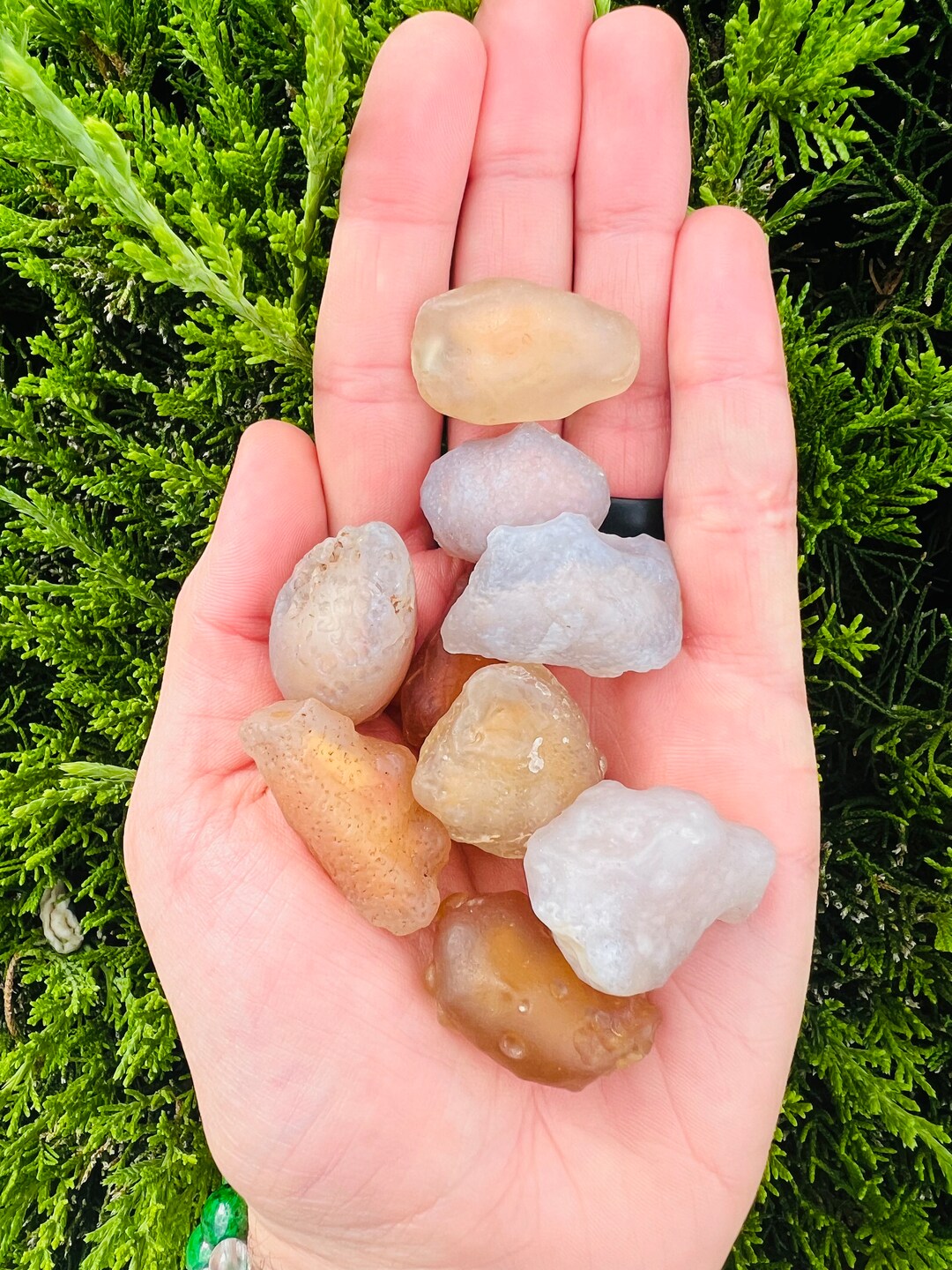 Gobi Desert Agate W/sand Inclusions - Tumbled - 1 Stone - Etsy