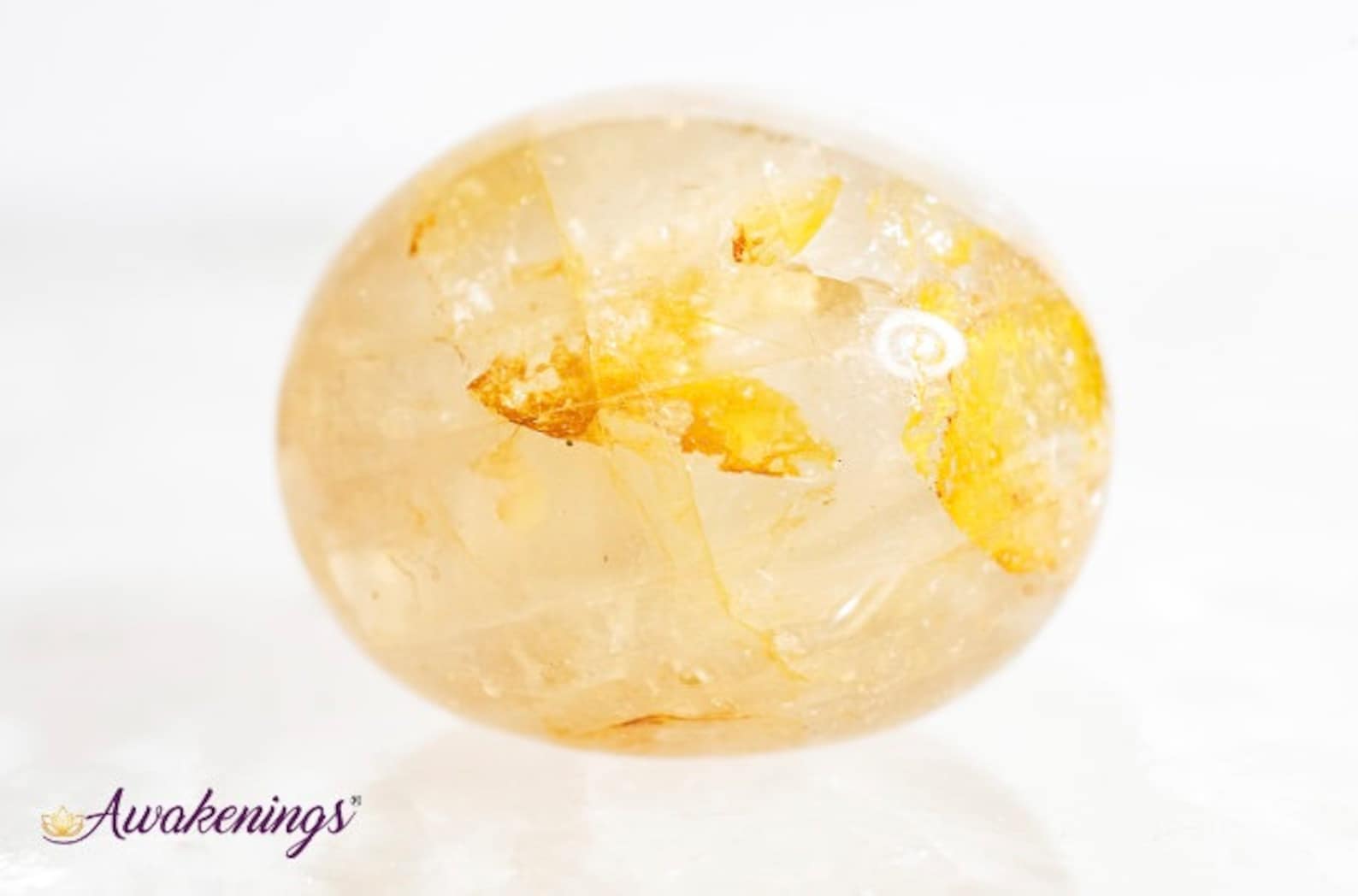 Golden Healer Quartz (yellow Hematoid) - Tumbled - 1 Stone - Etsy