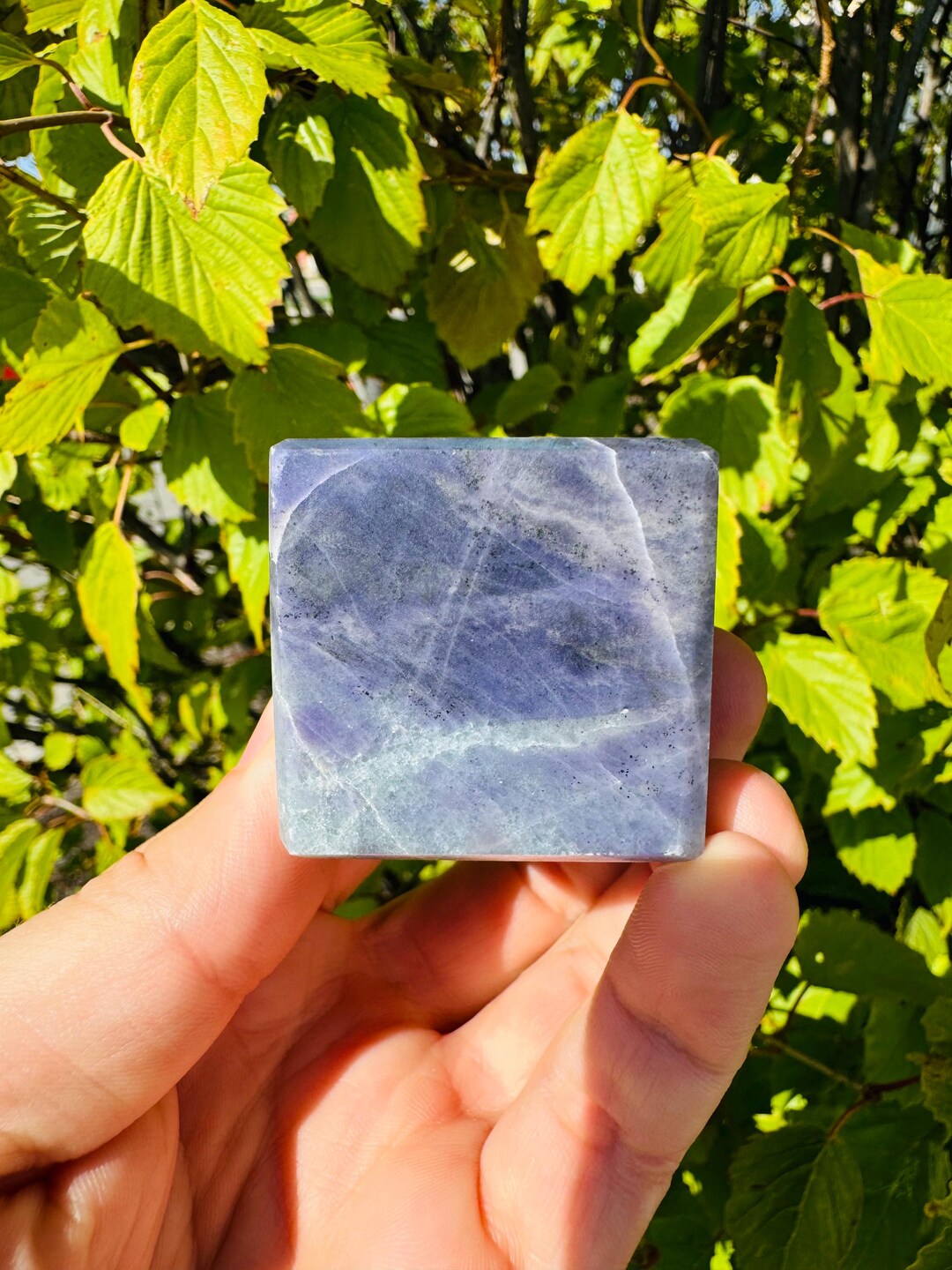 Purple Violet Opal Cube - Medium (1.5") (morado Opal, Opal Royale ...