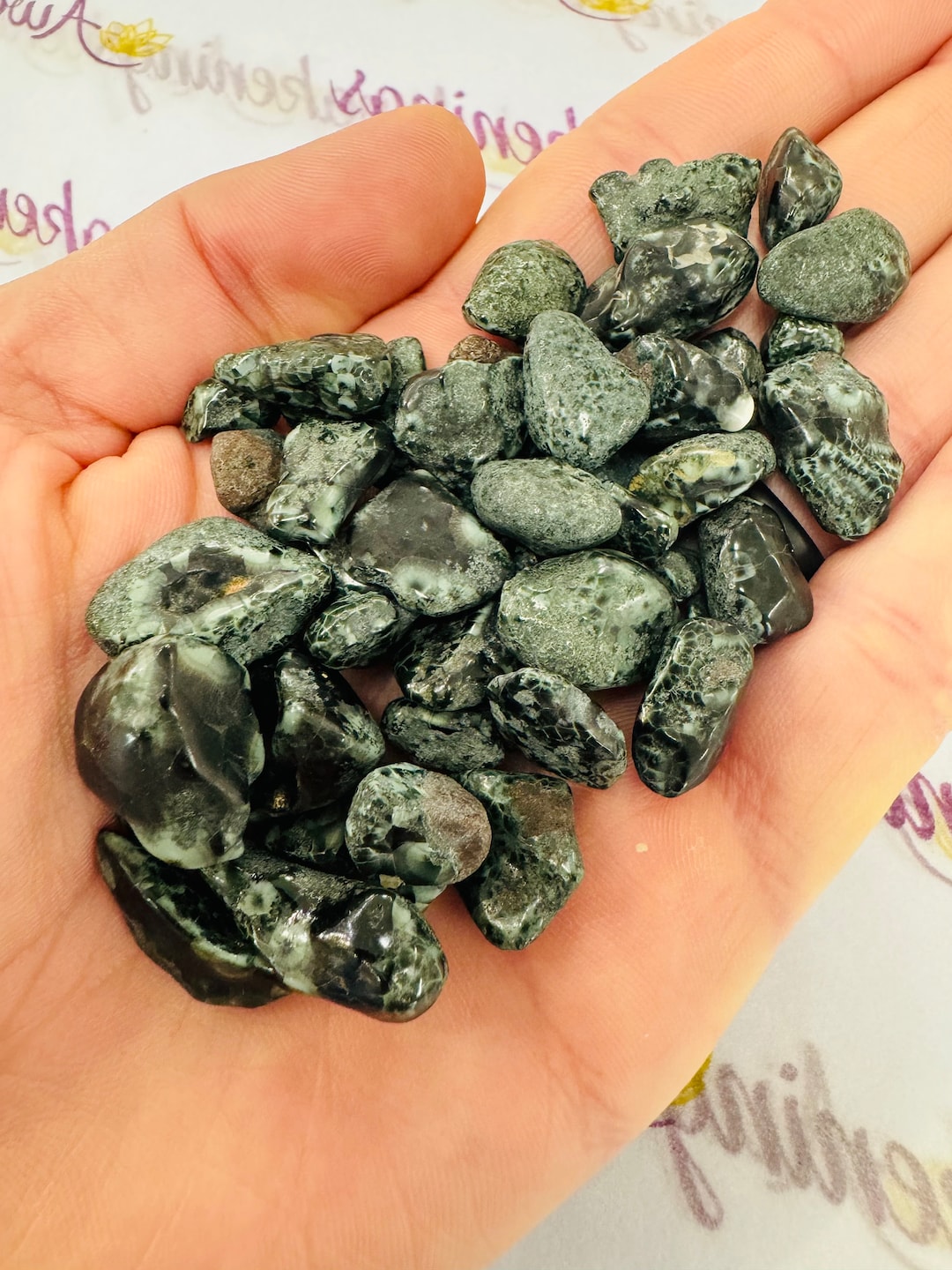 Isle Royale Greenstone (clorastrolite) - Tumbled - 1 Stone - Etsy