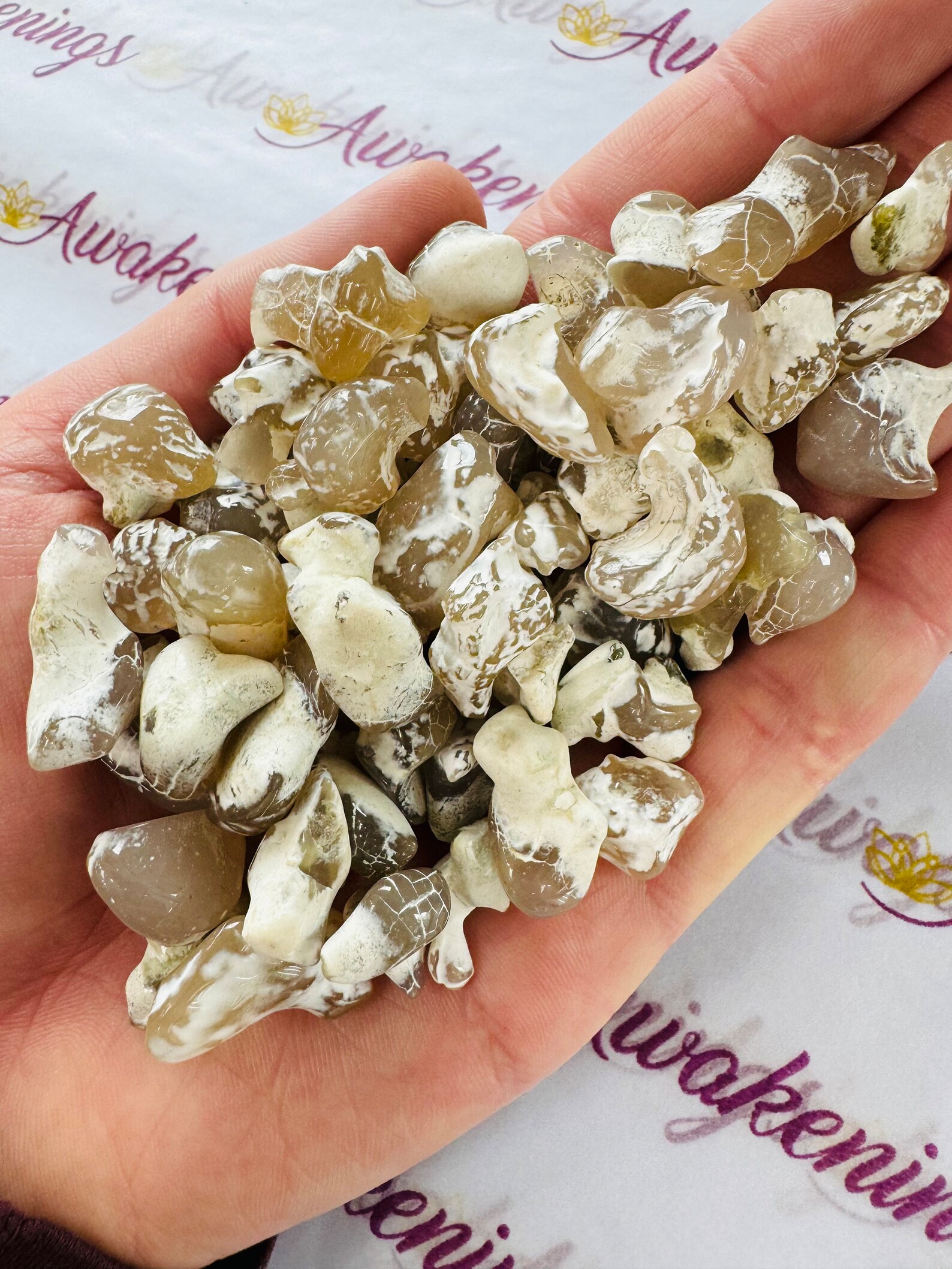 Snakeskin Agate - Tumbled - 1 Stone - Etsy