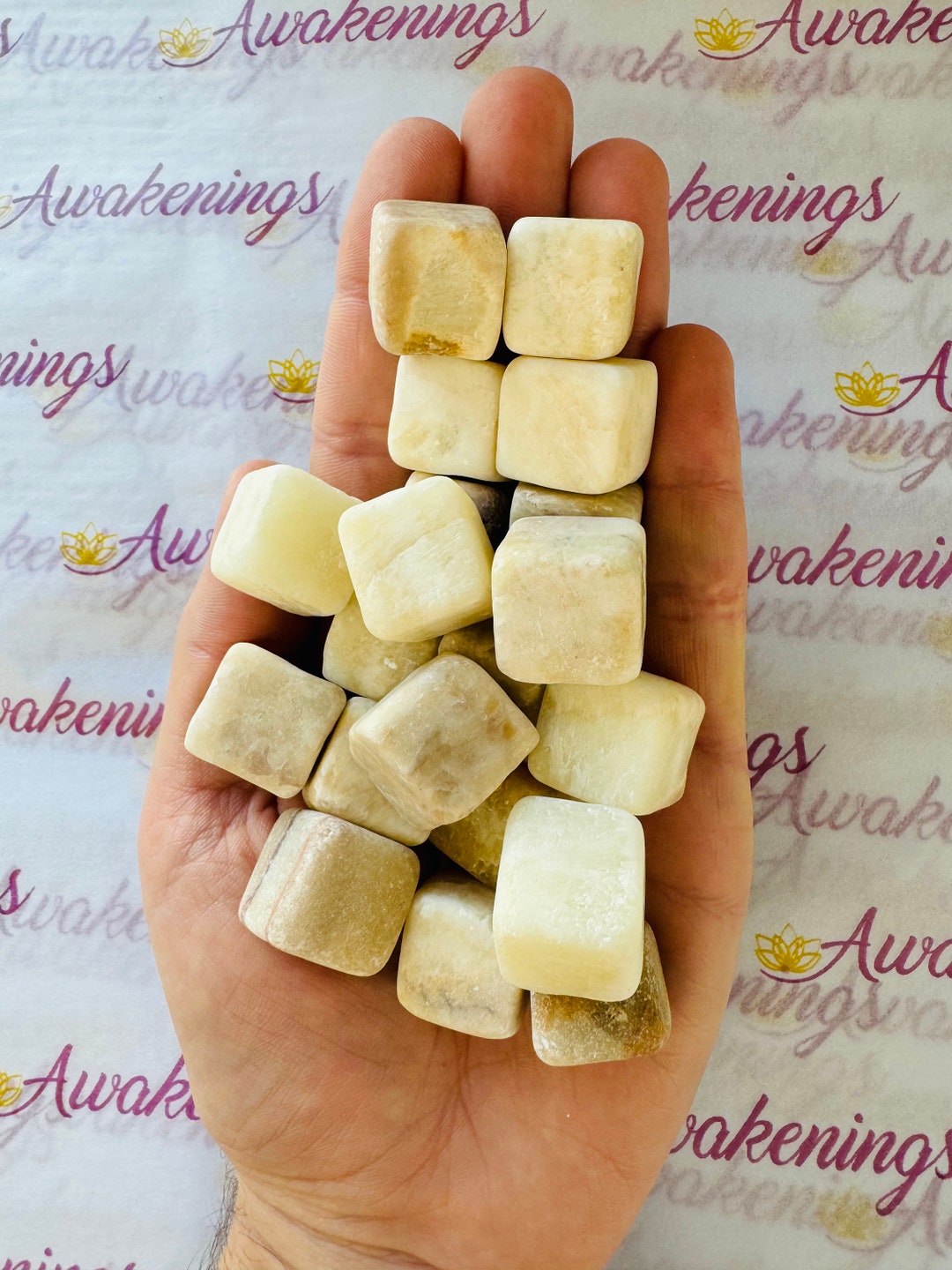 Pork Stone (dali Jasper) Cubes 1" - Tumbled - 1 Stone - Etsy