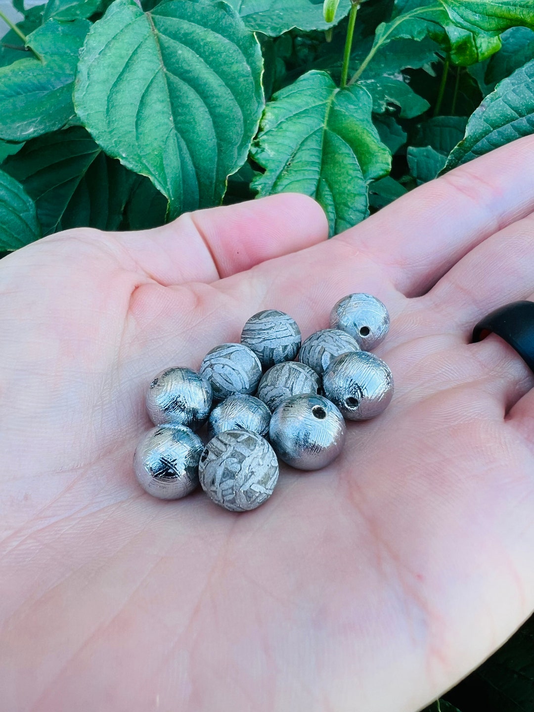 Meteorite Bead 10mm - Etsy