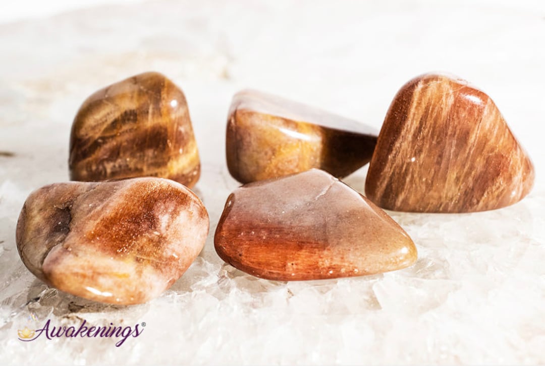 Golden Feldspar - Tumbled - Etsy