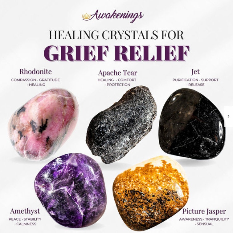 Grief Relief Crystal Kit - Etsy