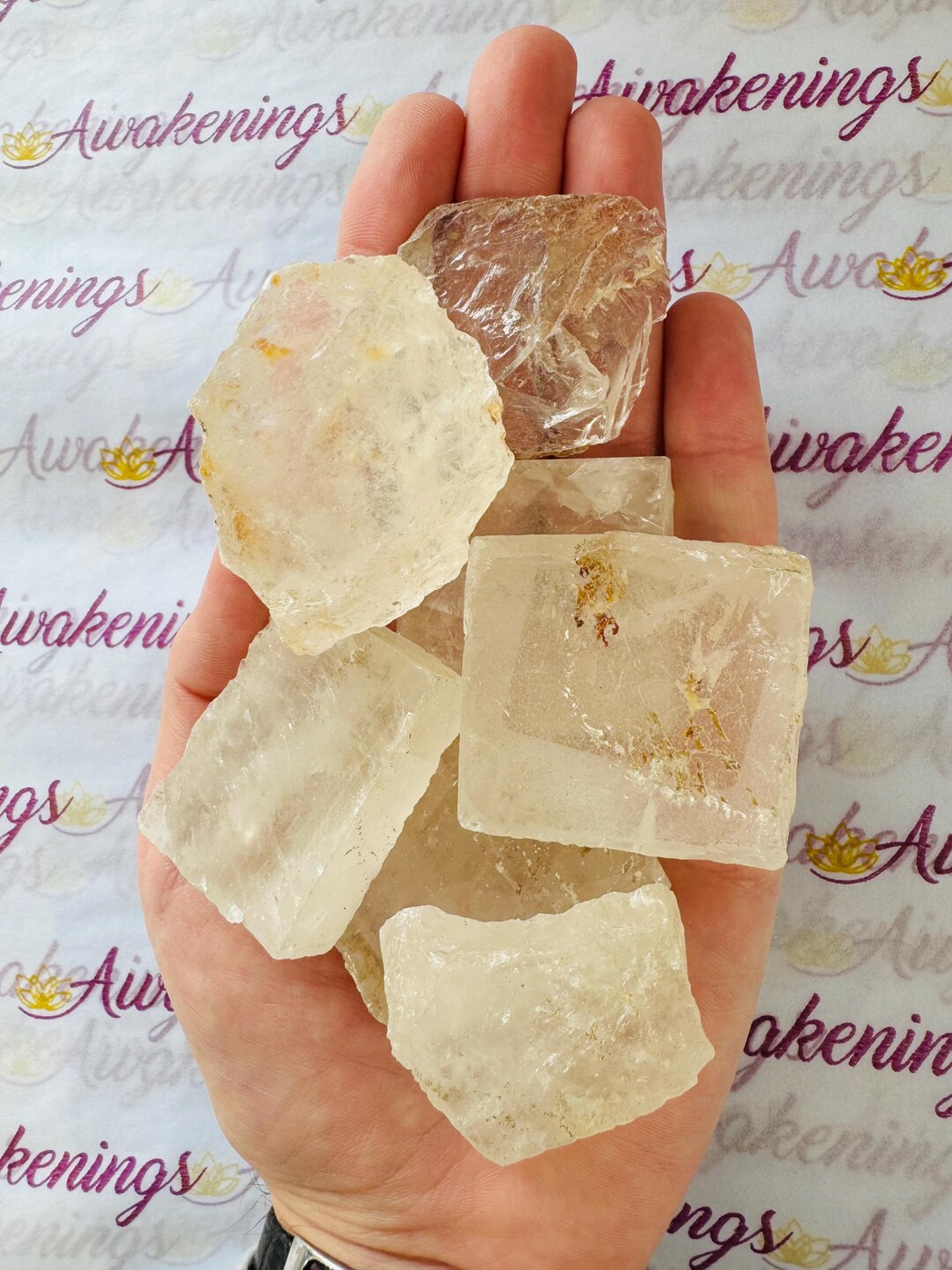 Clear Quartz Slice (one Side Polished) - 2" - 1 Stone (master Healer ...
