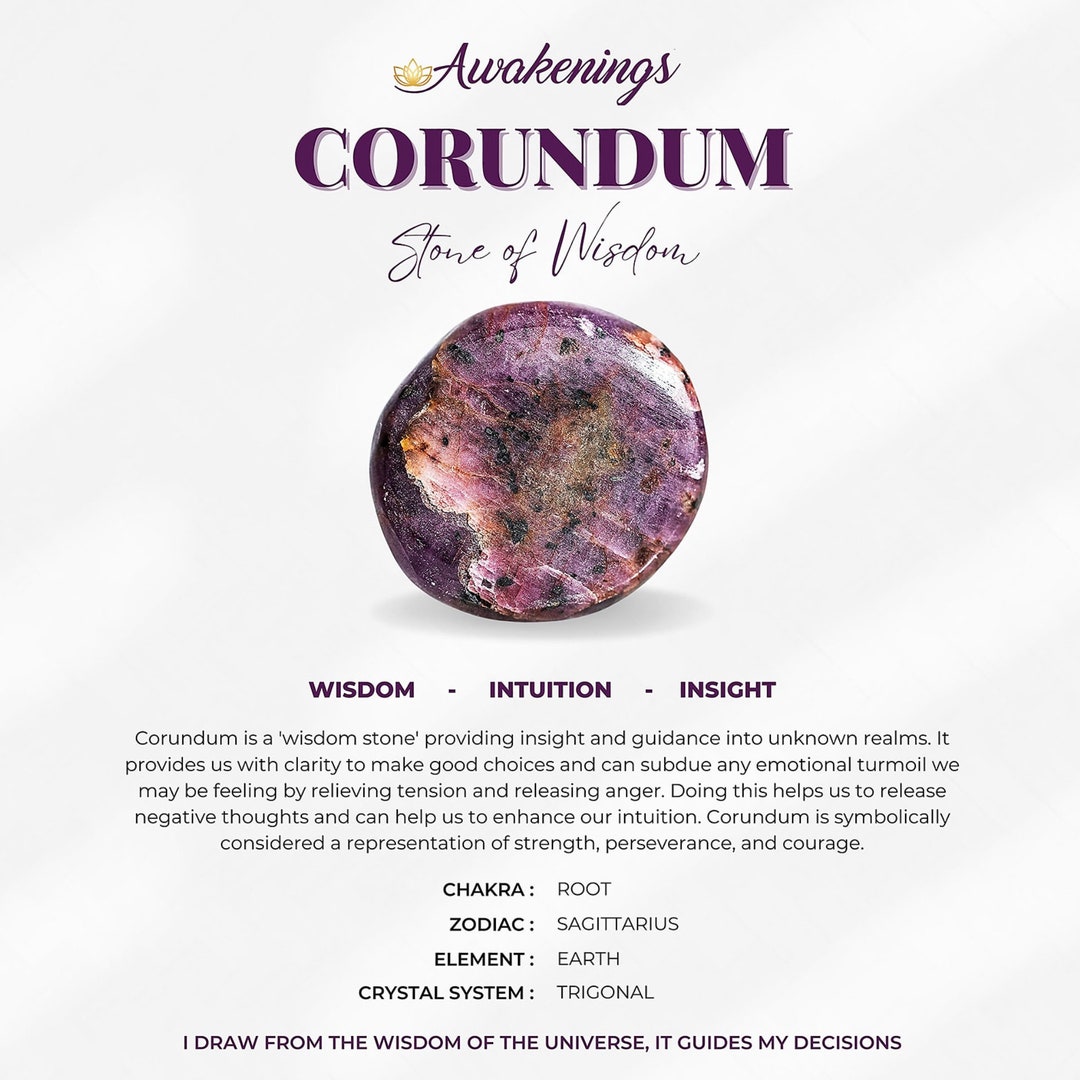 Corundum (ruby Sapphire) - Tumbled - 1 Stone - Etsy