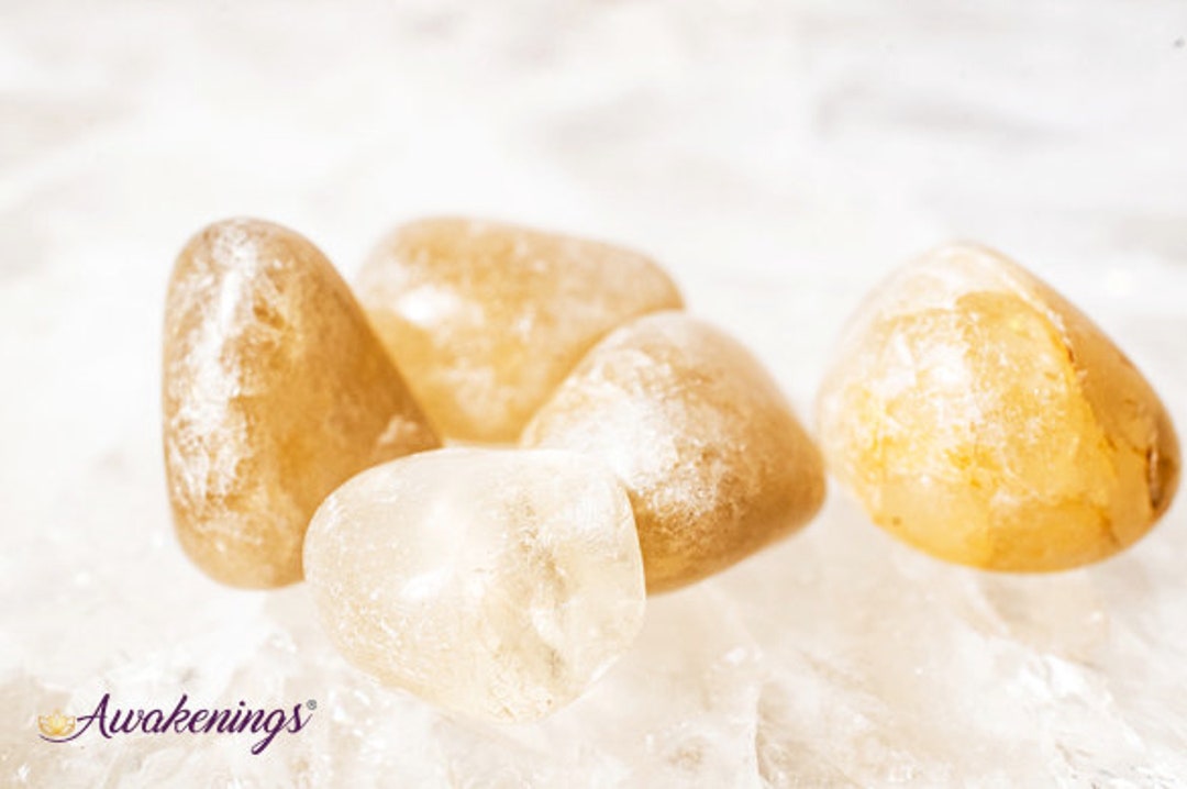 Natural Topaz - Tumbled - Etsy