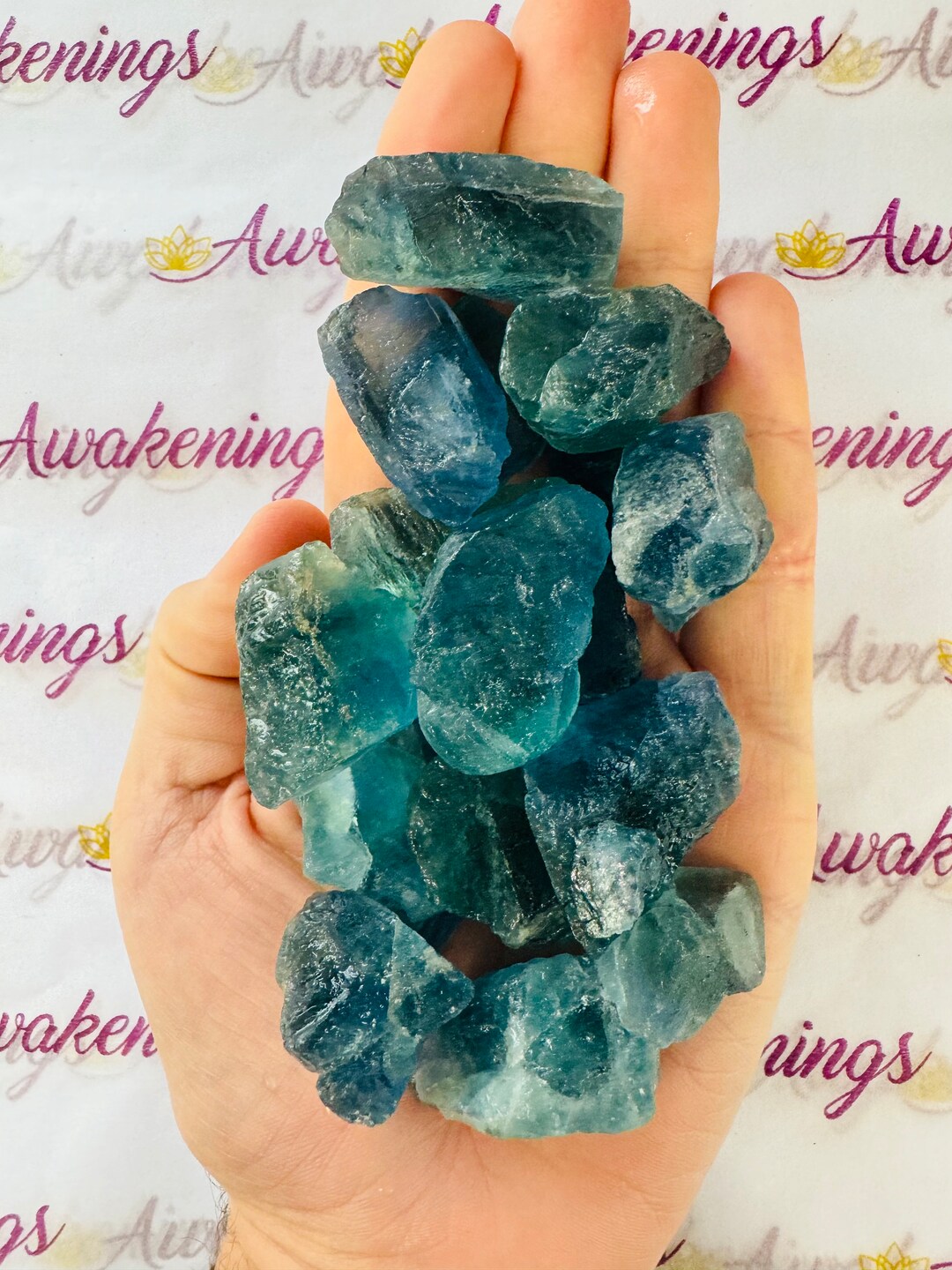 Blue Fluorite - Rough Raw Natural - 1 Stone - Etsy