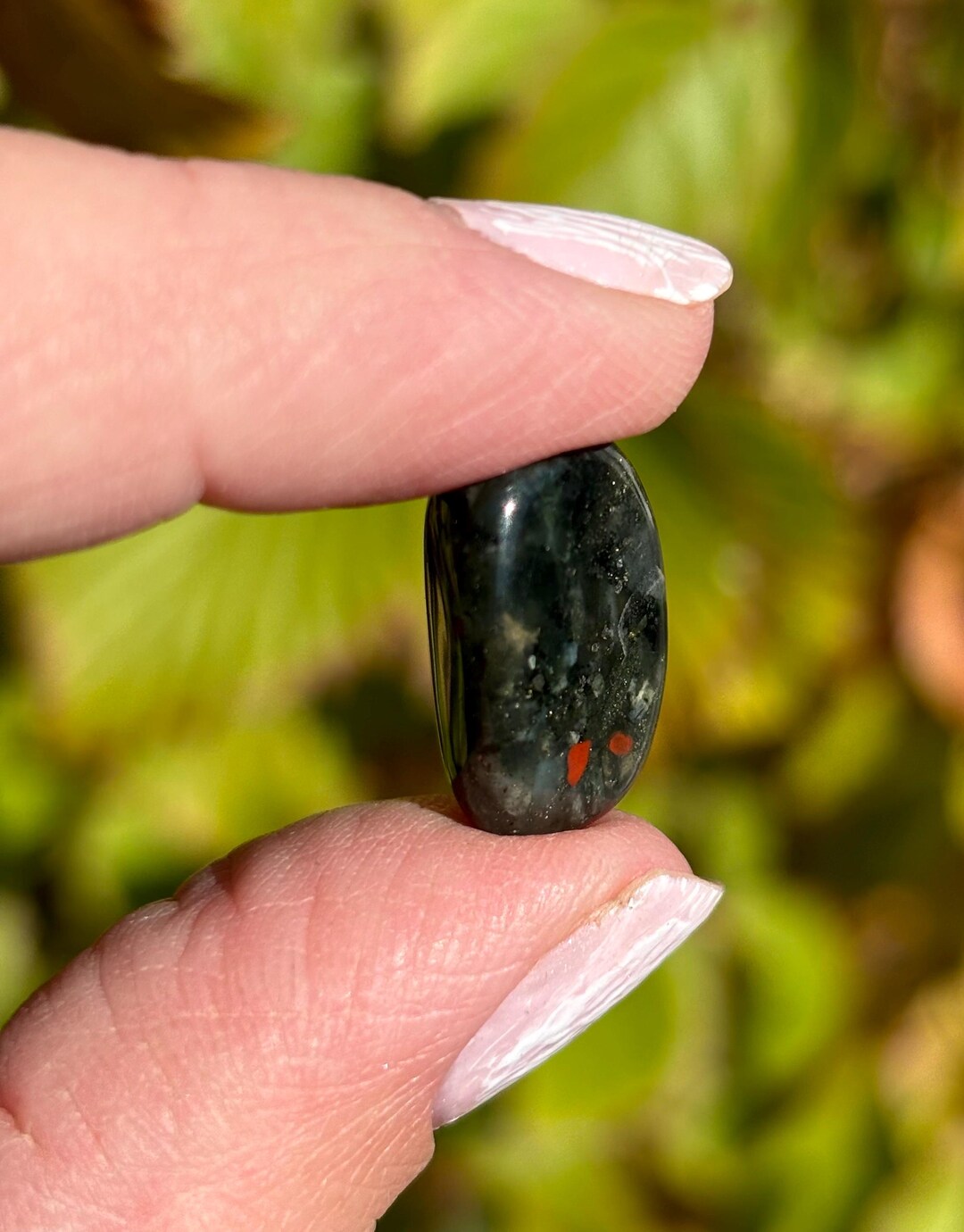 Bloodstone Tumbled 1 Stone - Etsy
