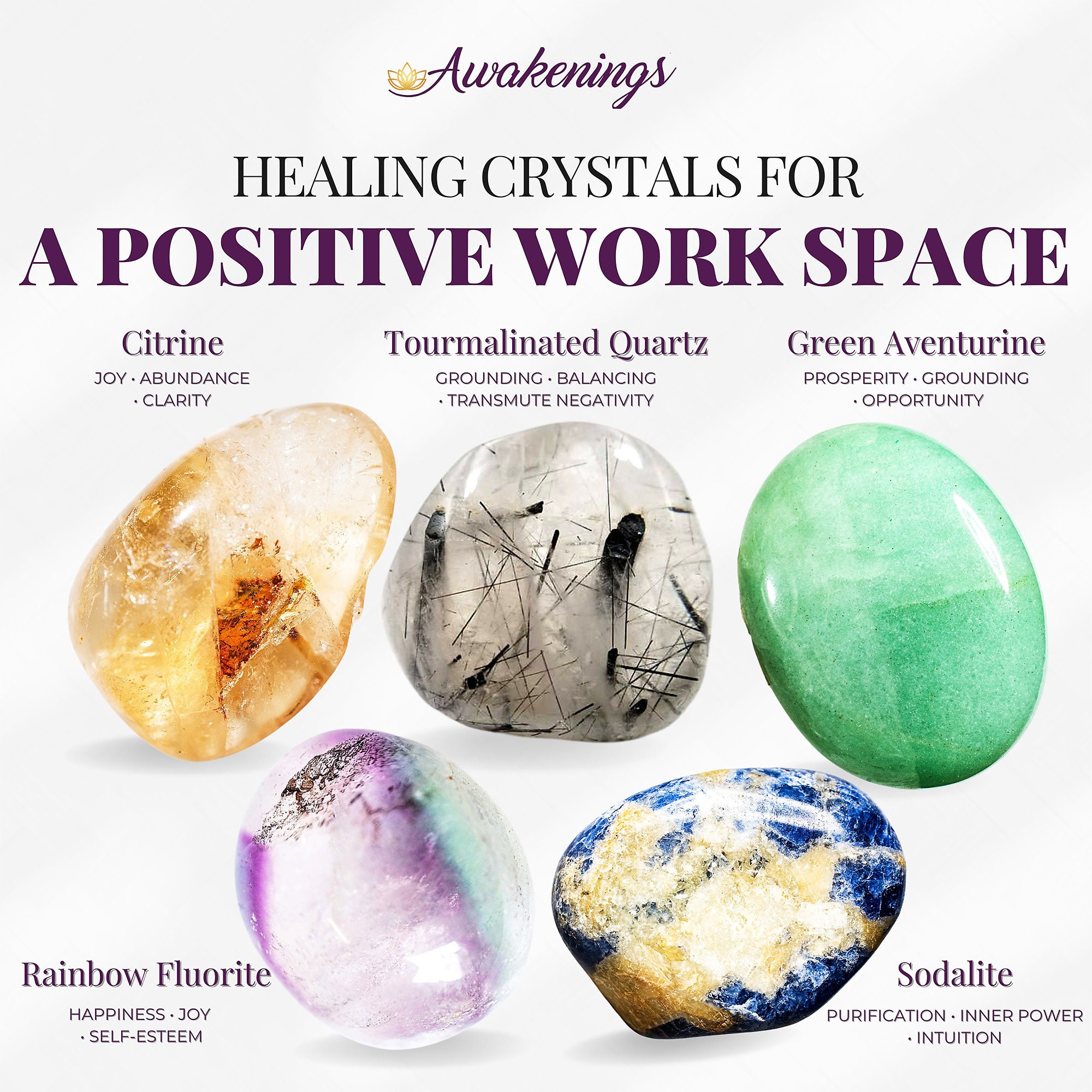 Positive Work Space Crystal Kit - Etsy