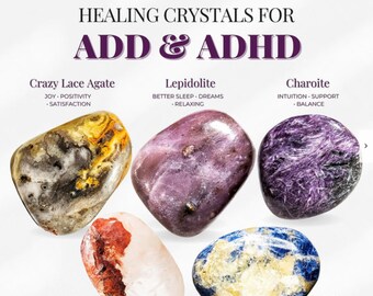 AUTISM SUPPORT Tumbled Crystal Healing Set 4 Gemstones - Etsy