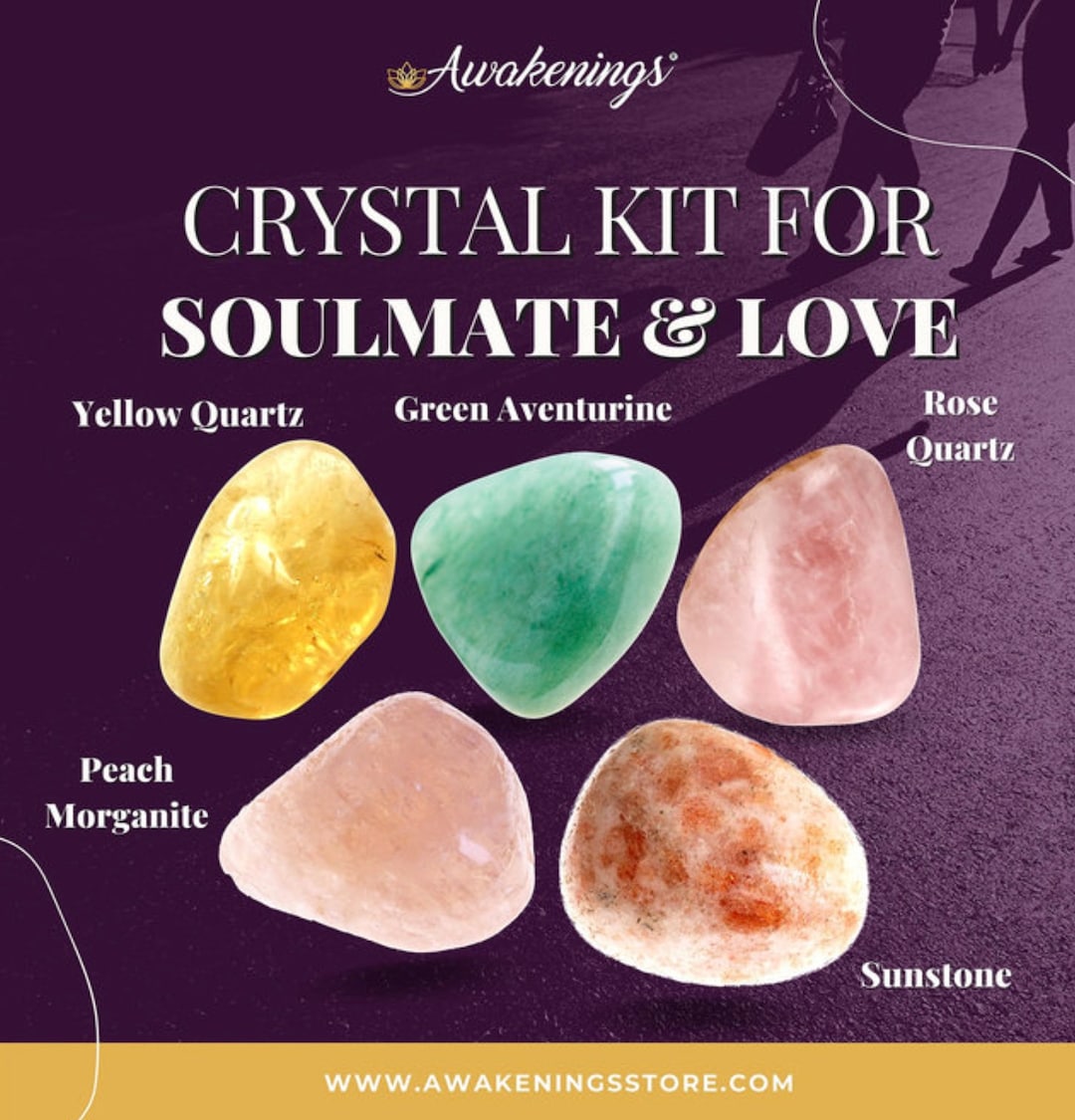 Soulmate & Love Crystal Kit - Etsy